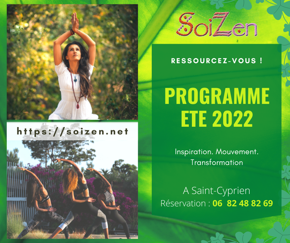Programme été 2022 à Soizen Yoga Et Ayurvéda